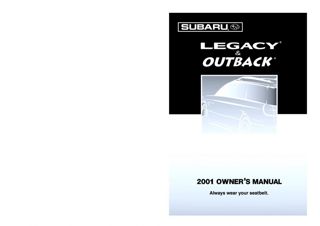 Subaru Owner's Manual Service Repair Manuals PDF ...